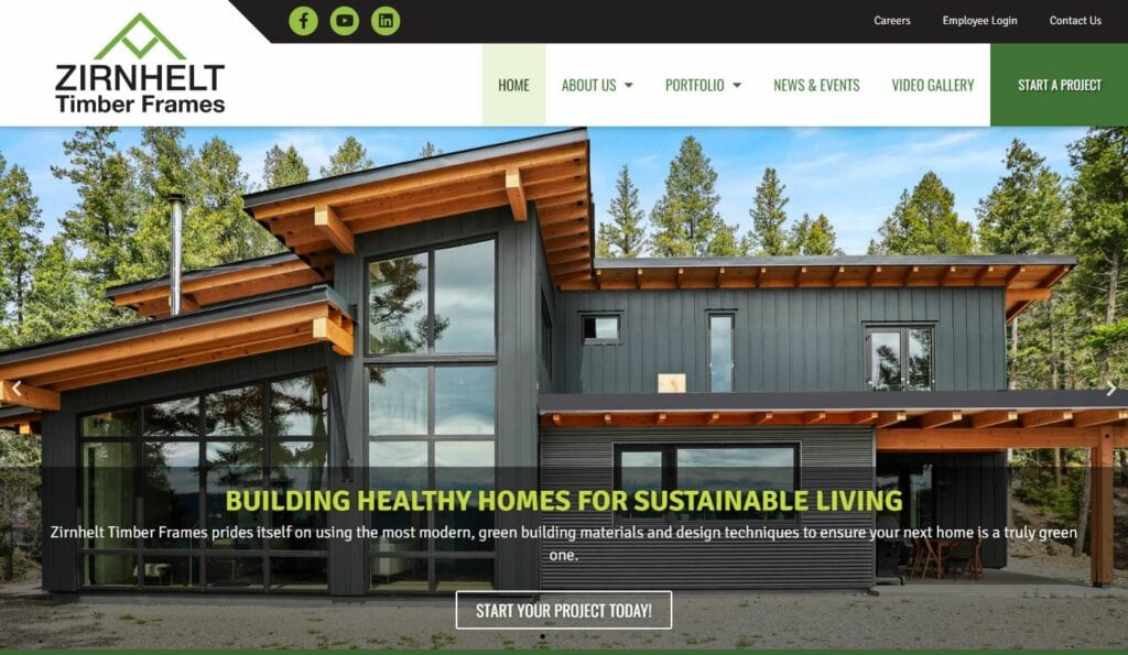 Zirnhelt Timber Frames – Shift Creative Solutions